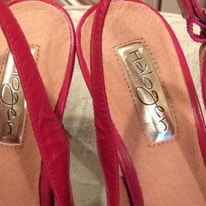 Halogen | Shoes | New Halogen Red Leather Sling Back Shoes Sz 75 | Poshmark